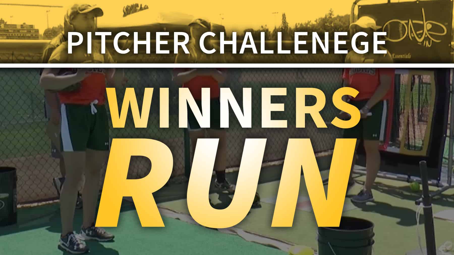 Pitching: Winners run challenge - The Art of Coaching Softball