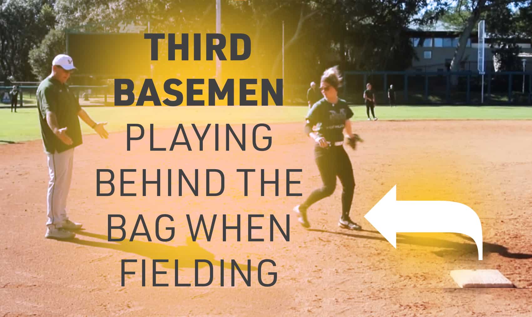 Third basemen playing behind the bag when fielding - The Art of ...