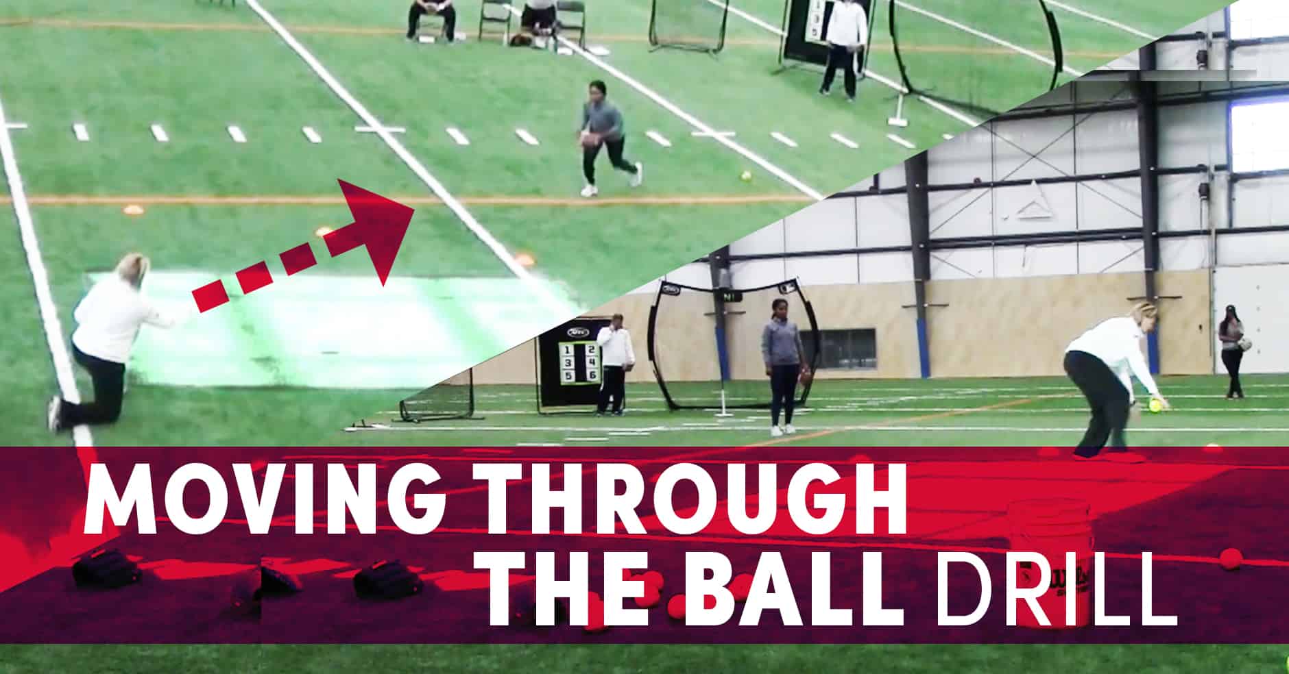 Fielding: Moving through the ball drill - The Art of Coaching Softball