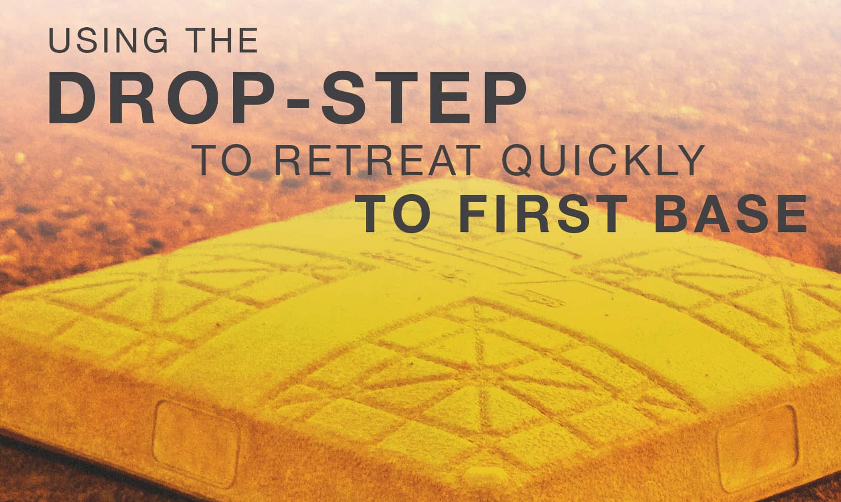 Using the drop-step to retreat quickly to first base - The Art of ...