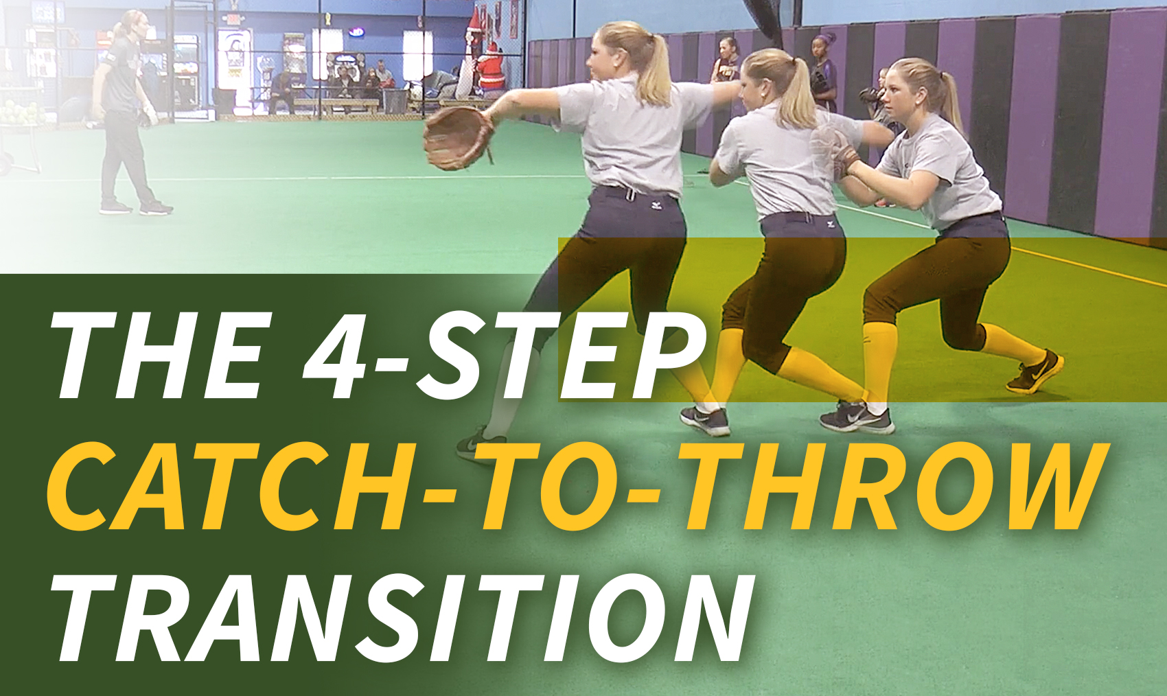 The 4-step catch-to-throw transition - The Art of Coaching Softball