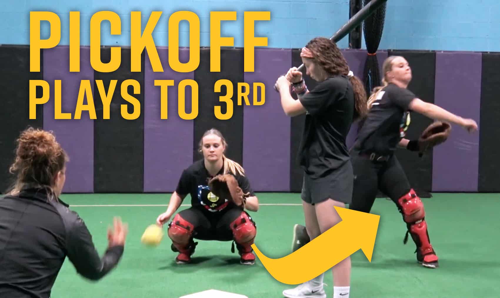 Get the pickoff at 3rd with faster footwork - The Art of Coaching Softball
