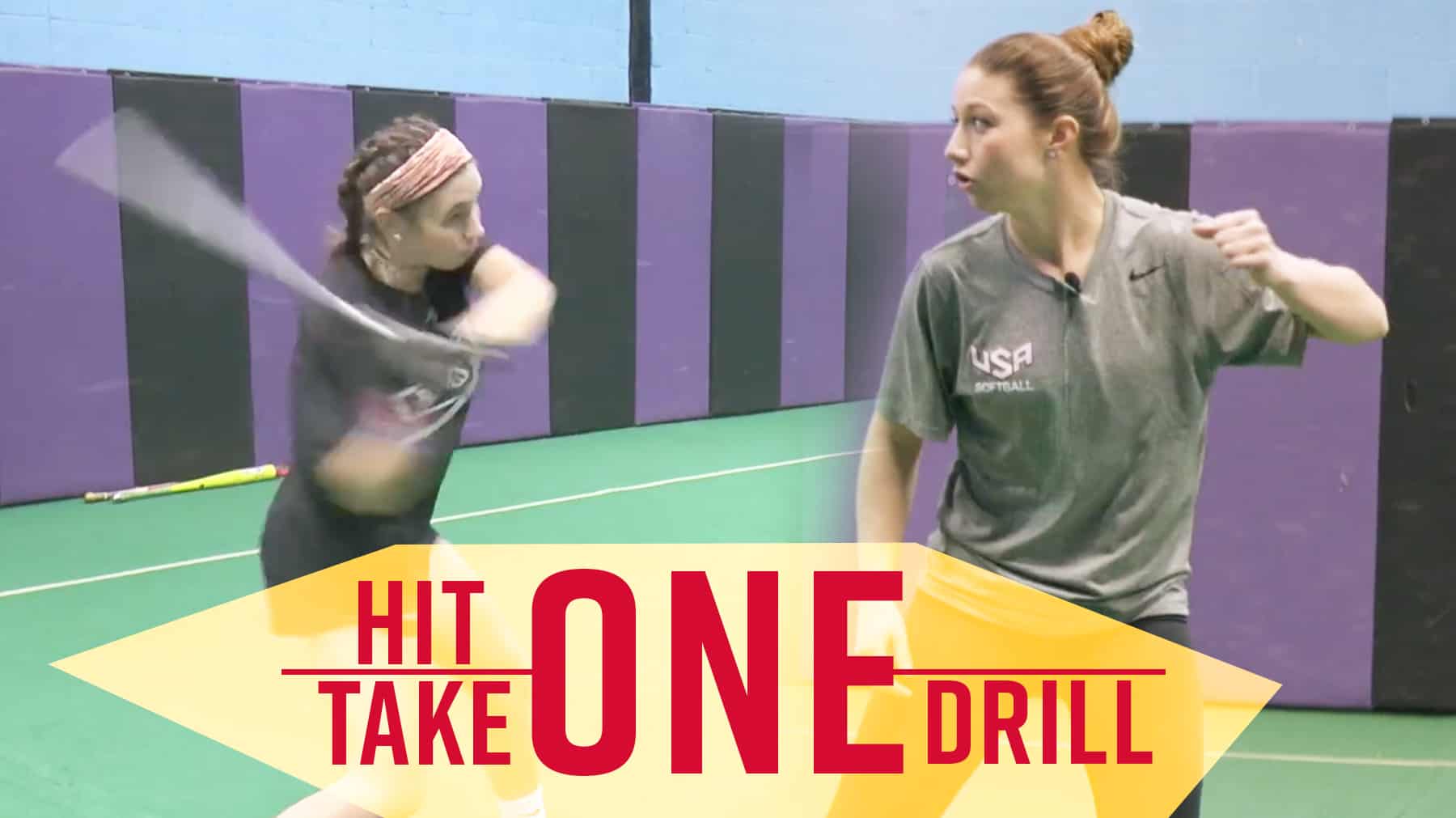 Hitting: Hit one, take one drill - The Art of Coaching Softball