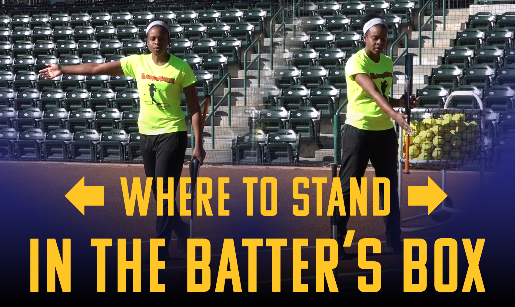 Where to stand in the batter’s box - The Art of Coaching Softball