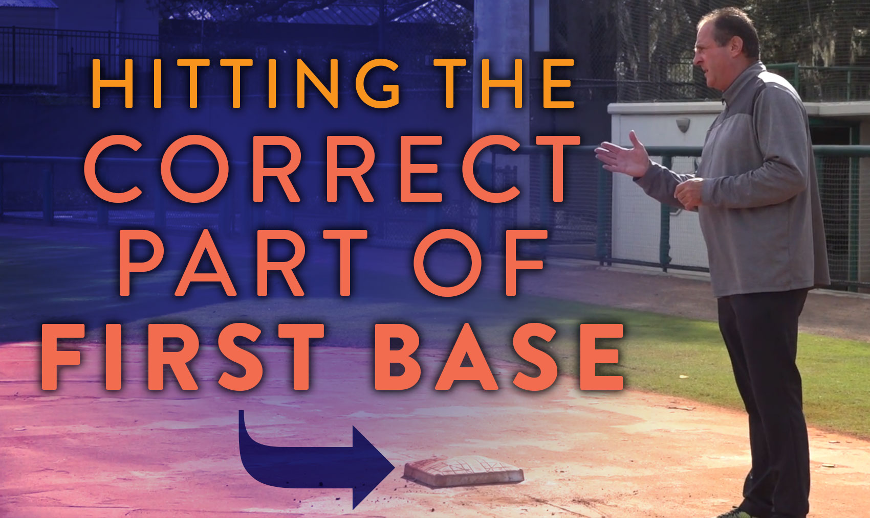 Hitting the correct part of first base - The Art of Coaching Softball