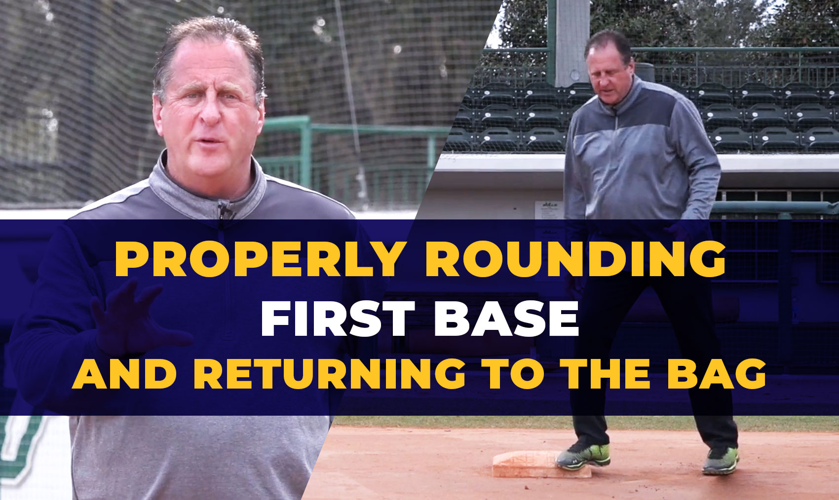 Properly rounding first base and returning to the bag - The Art of ...