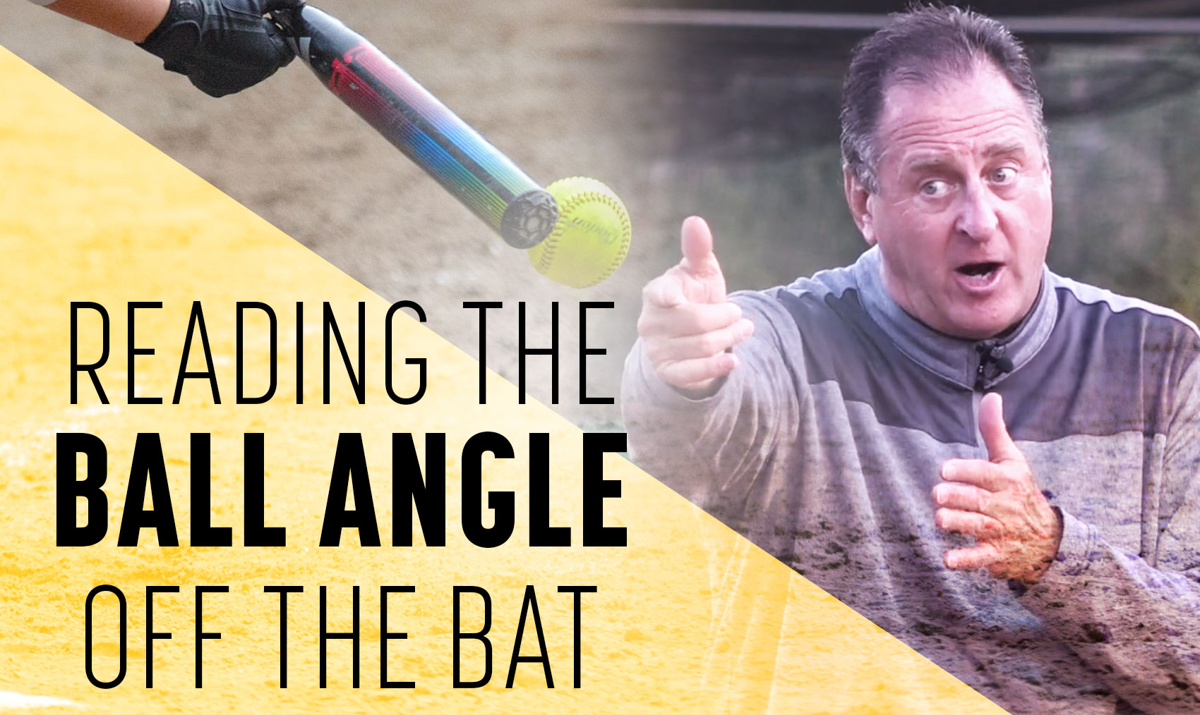 Reading the ball angle off the bat - The Art of Coaching Softball