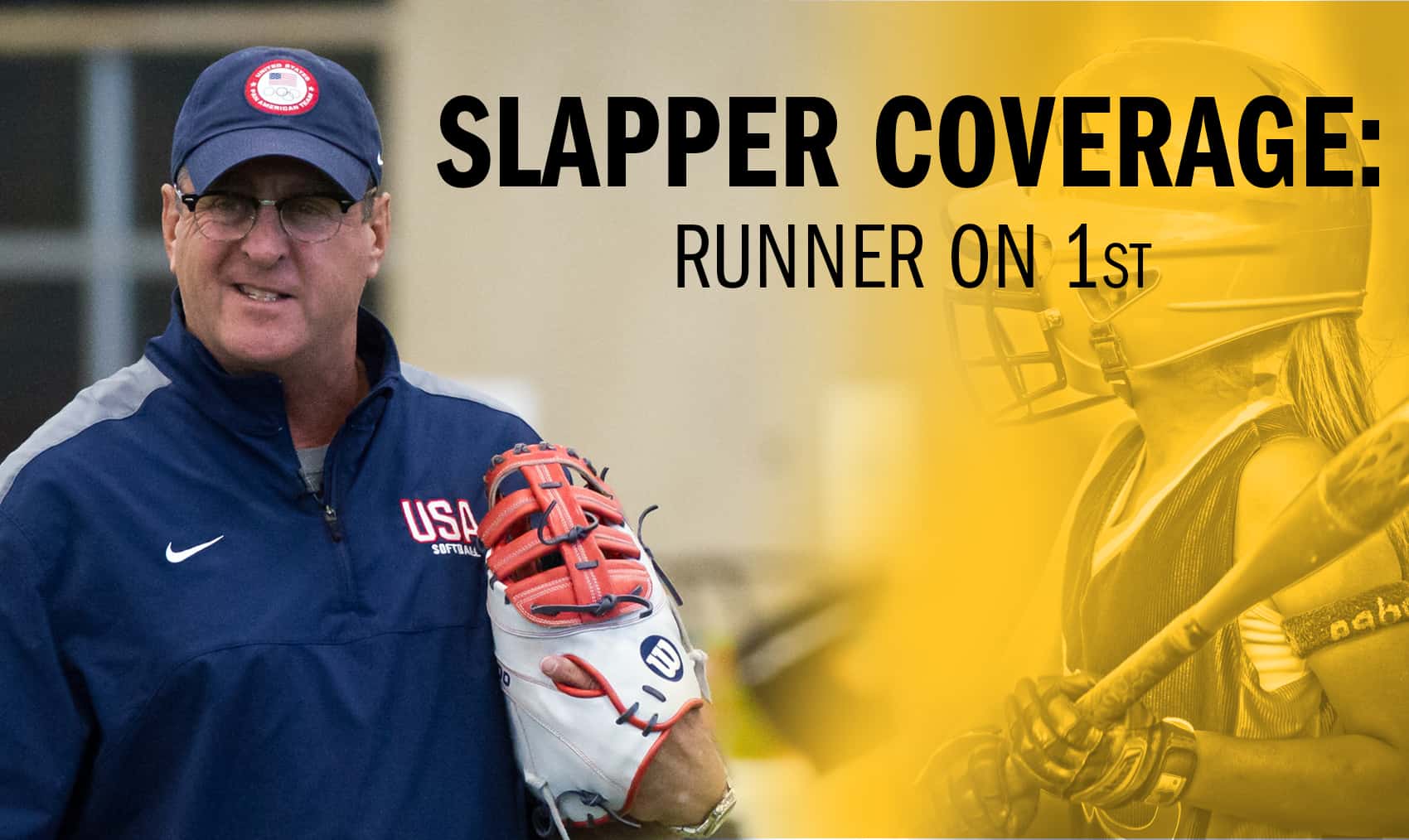 Slapper coverage with a runner on 1st - The Art of Coaching Softball