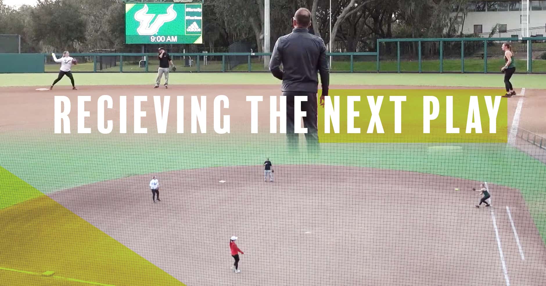 Practice various fielding scenarios with receiving the next play drill ...