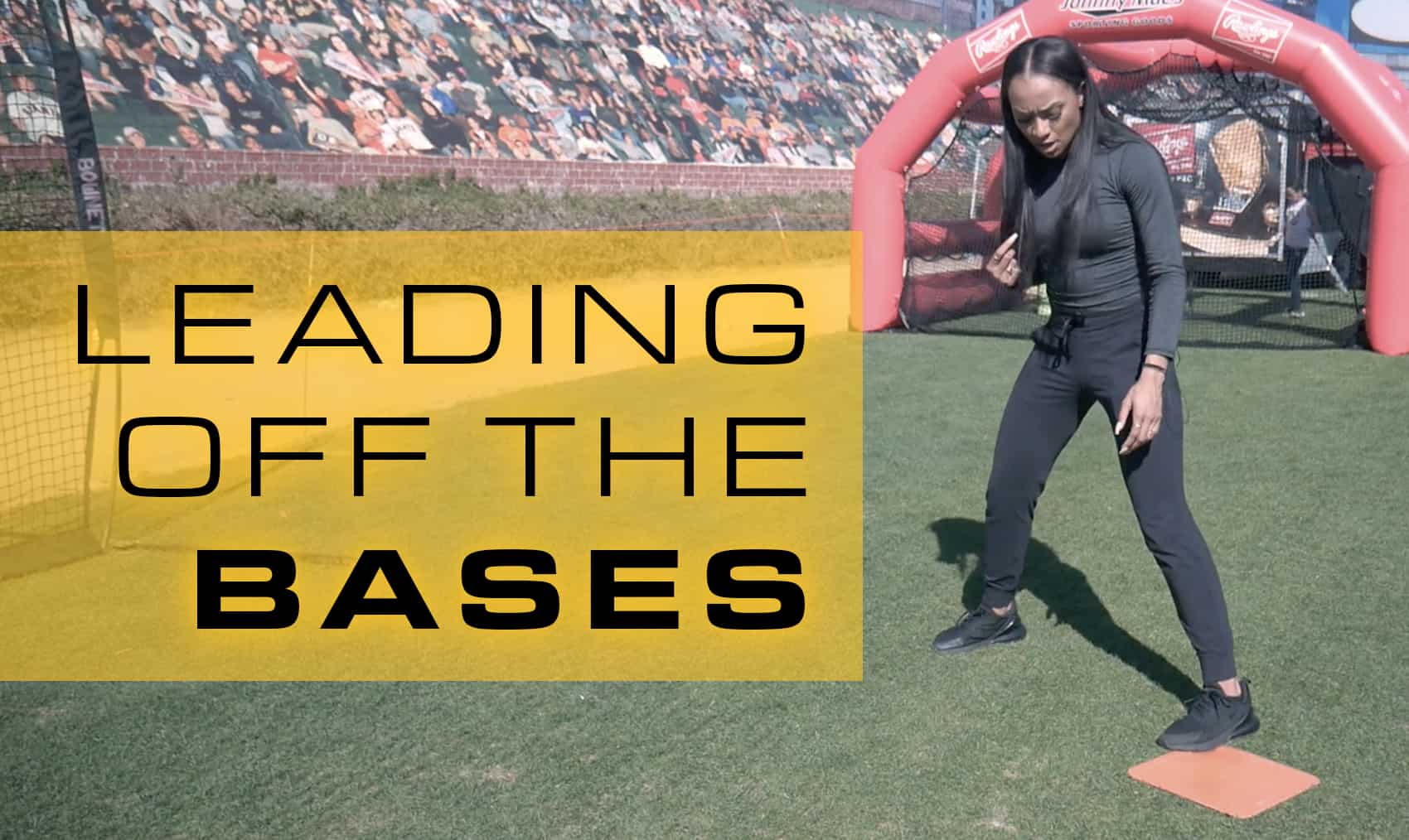 Leading off the bases to maximize runs - The Art of Coaching Softball